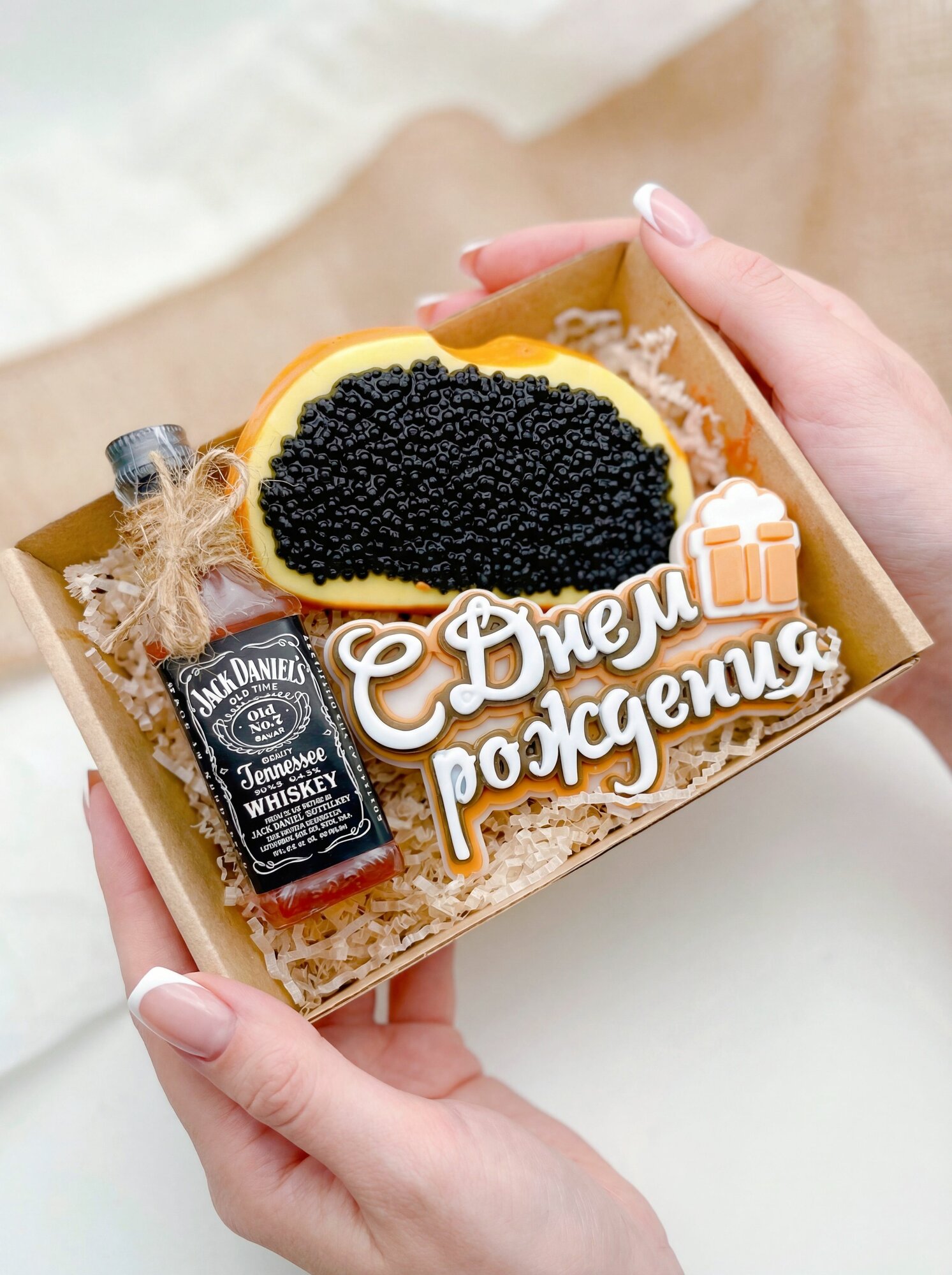 Набор мыла "Джек под икорку" 1шт / Magic Benefit Soap / подарок мужчине на день рождения