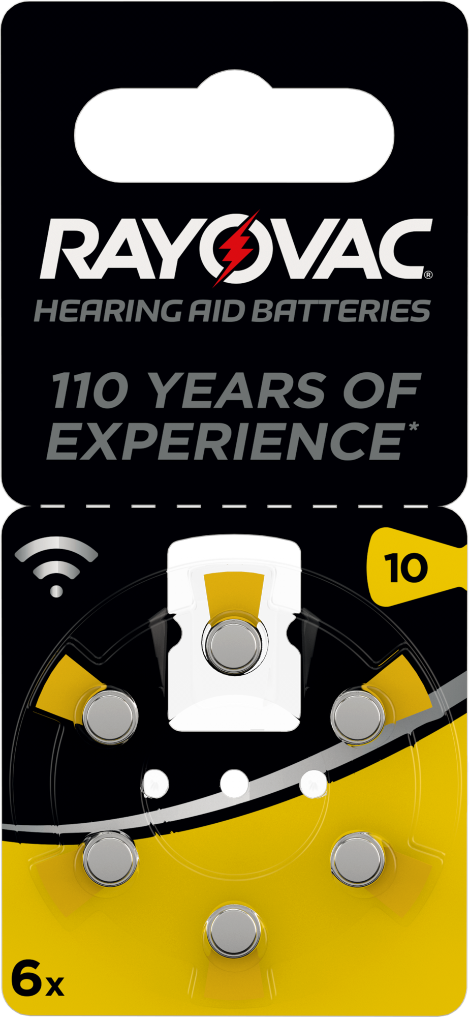 Батарейка для слуховых аппаратов RAYOVAC ACOUSTIC SPECIAL Type 10 BL6 - (блистер 6шт)