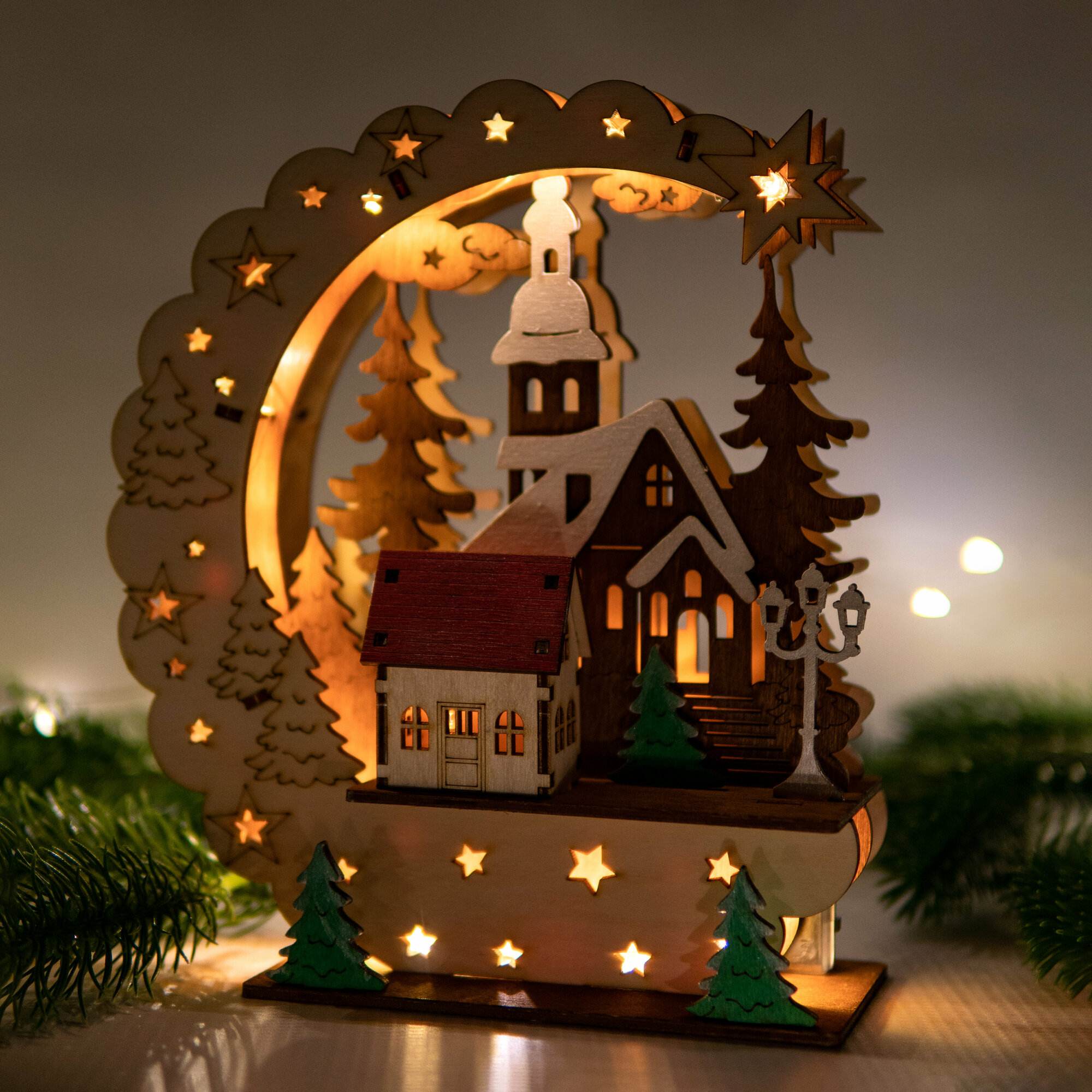 Светильник новогодний Рождество новогодний подарок