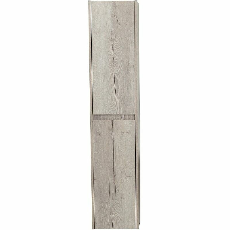 Шкаф подвесной BelBagno KRAFT с двумя распашными дверцами с доводчиками с двумя полками левост. Rovere Galifax Bianco 330x300x1600 KRAFT-1600-2A-SC-RGB-L