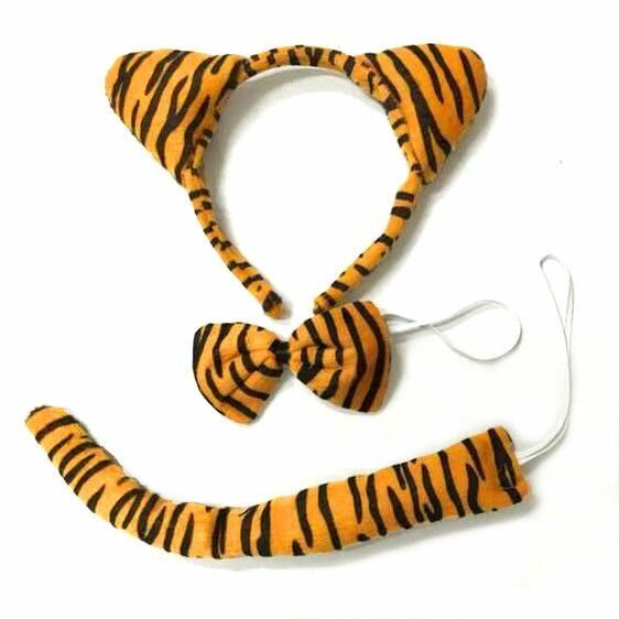 Карнавальный набор Тигр. 3 предмета: ободок-ушки, бабочка, хвост