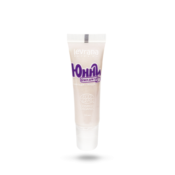 Levrana, Детский блеск для губ юнни, сияющая глазурь, 10мл