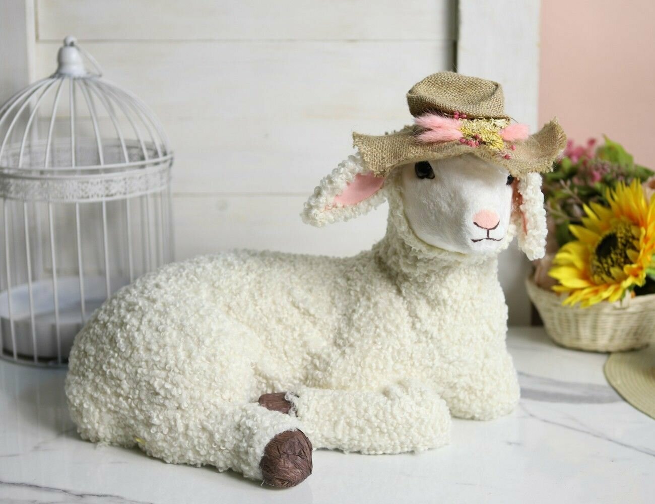 Декоративная фигура овечка, 44х33 см, Kaemingk