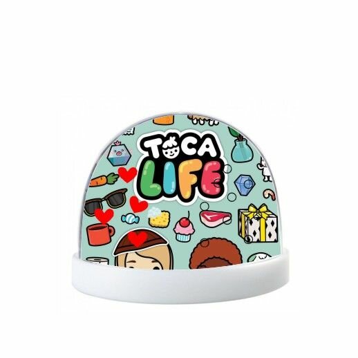 Водяной шар Тока Бока, Toca Boka №12, Искусственный снег