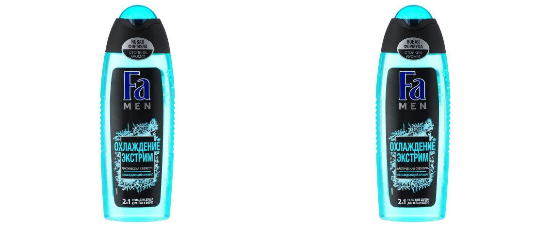 Гель для душа Fa Men, Охлаждение Экстрим, 250 мл, 2 шт