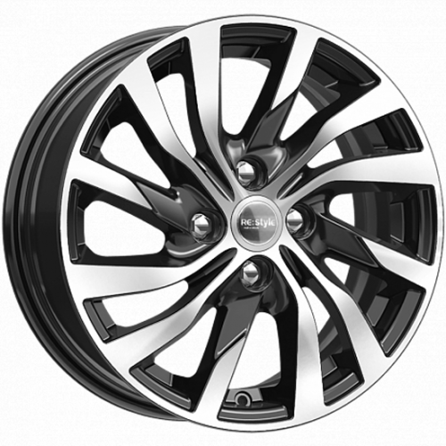 Диск K&k КС882 6x15/4x100 D60.1 ET37 алмаз чёрный