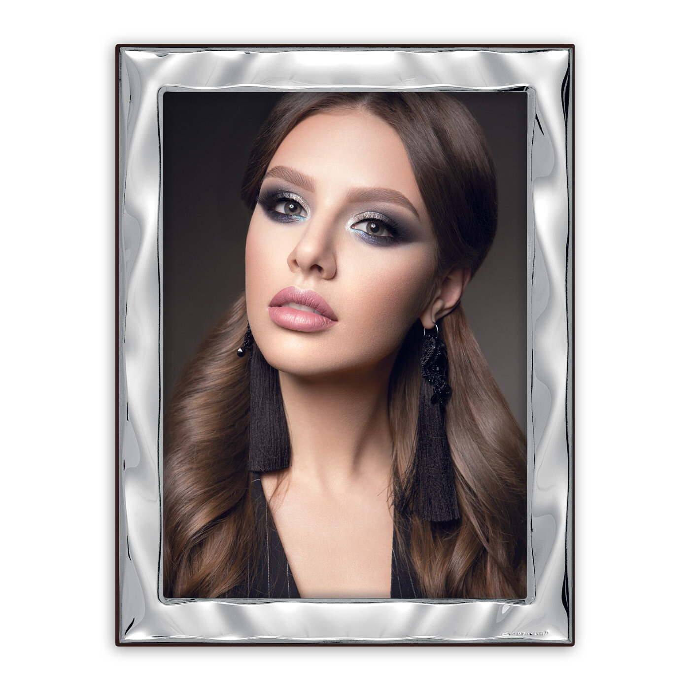 Рамка для фотографии 10х15 со стеклом металлическая настольная ZEP B75946