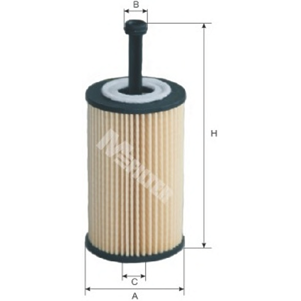 MFILTER TE 614 (1109R6 / 1109R61109R7 / 1109R7) фильтр масляный\ Citroen (Ситроен) Xsara (Ксара) / c3, Peugeot (Пежо) 206