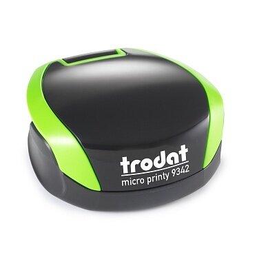 Trodat 9342 карманная оснастка для печати диаметр 42мм (салатовая)