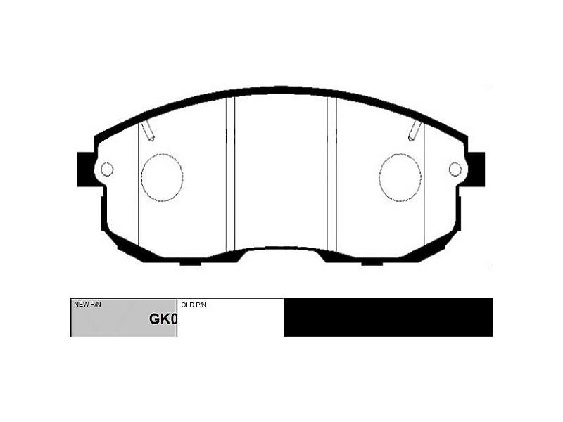 CTR GK0975 колодки дисковые передние\ Nissan (Ниссан) Maxima (Максима) 2.0 / 3.0i &24v 89 / 200sx 1.8t 91-93
