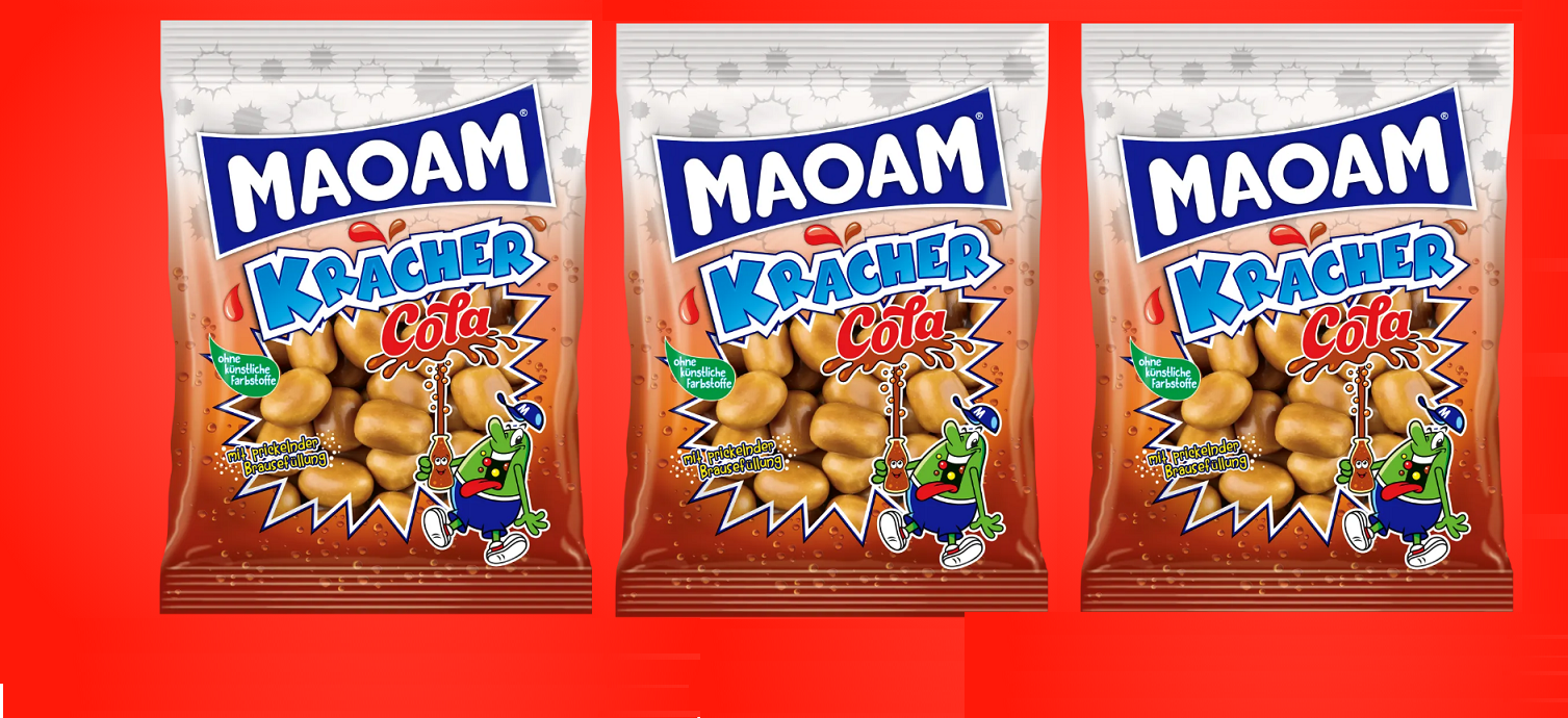 Конфеты Haribo "Maoam Kracher Cola", ( 3 х 200 гр)