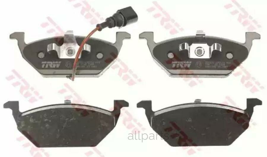 TRW GDB1386 GDB1386 633 21=644 021B-SX=FO687781! колодки дисковые п.\VW Golf, Skoda Octavia 1.4-1.9SD 99>датч.