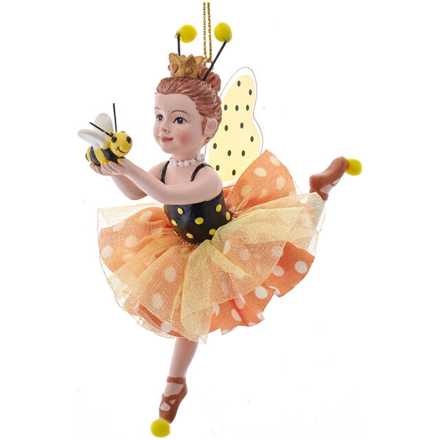 Елочная игрушка Honey Bee - Фея Мелисса 13 см, подвеска, Kurts Adler (Куртс Адлер), E0390-3