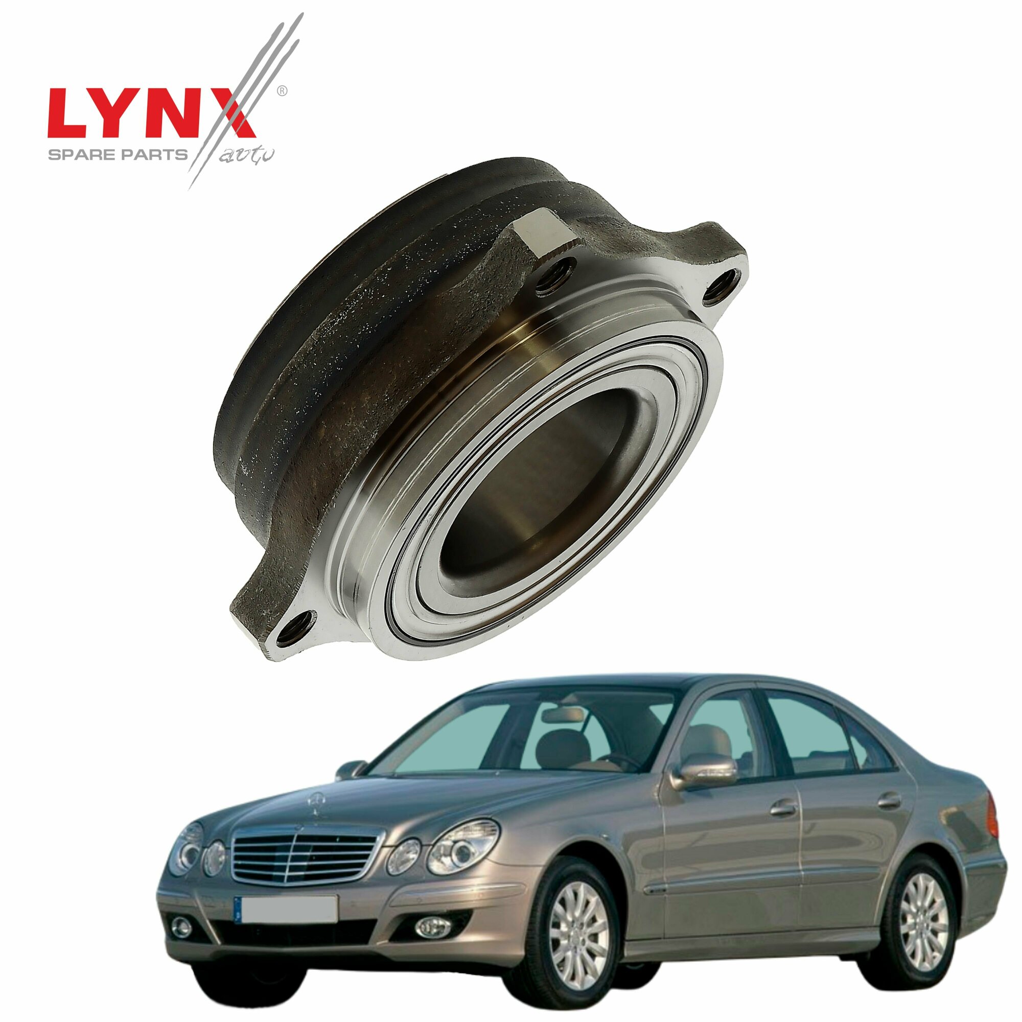Подшипник ступицы Mercedes-Benz E-Class (3) / Мерседес Е-класс 2002 2003 2004 2005 2006 2007 2008 2009 / задний, 1 шт LYNXauto