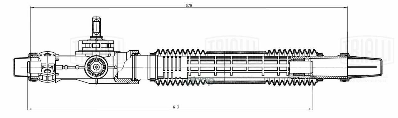 Рейка Рулевая Lada Granta 2190/2191 Без Эур (4.2 Об.) Lada 21920-3400010-10 Trialli арт. CR 190