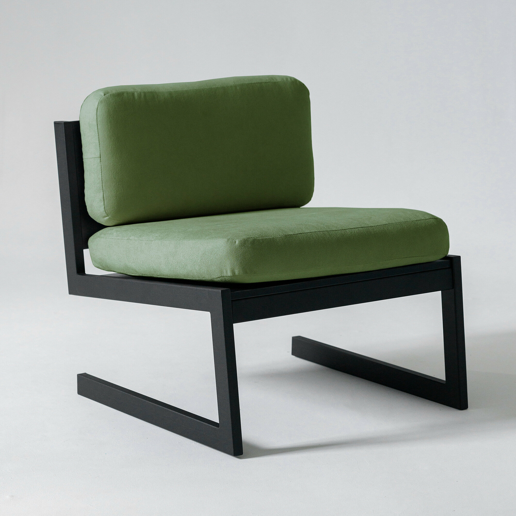 Кресло лофт Bengal 65х72х70 см, обивка: велюр, цвет: омега 62, на кухню, в офис, в прихожую, на балкон, в кафе, в салон красоты, прямой