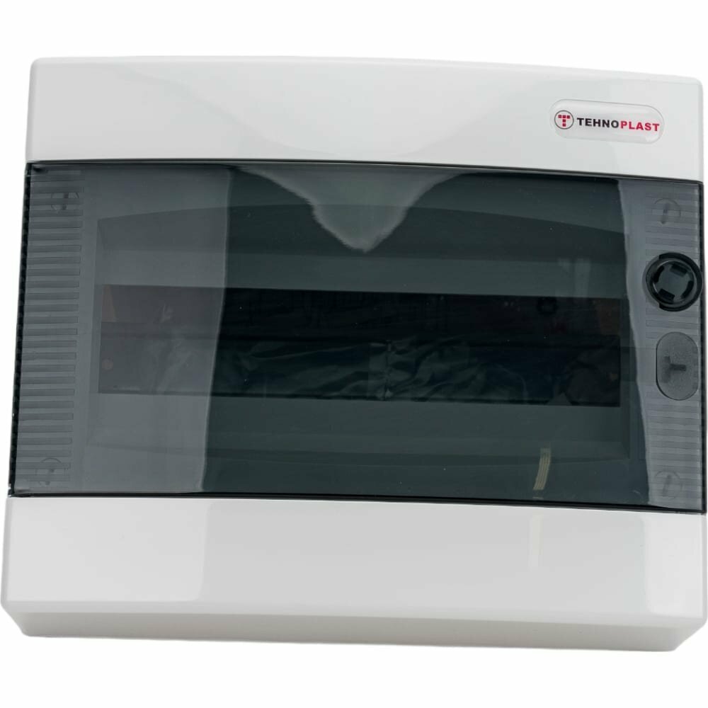 Навесной распределительный щит TEHNOPLAST 12 автоматов IP40 N12C 30535, белый, из ABS‑пластика, однорядный, 12 модулей