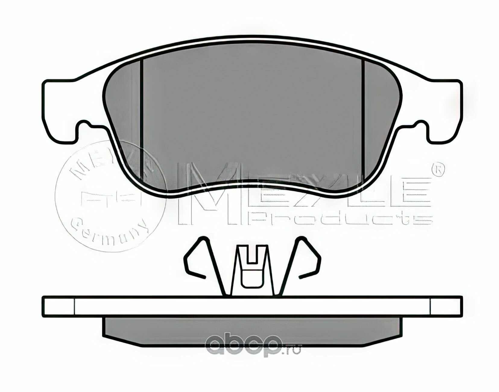 Тормозные колодки дисковые передние RENAULT DUSTER