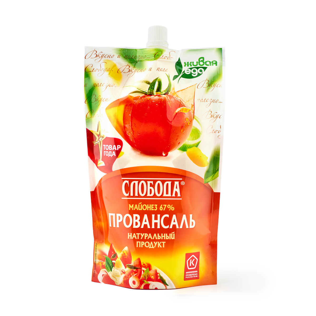 Майонез Слобода Провансаль, натуральный, 67% жирности, 400 мл