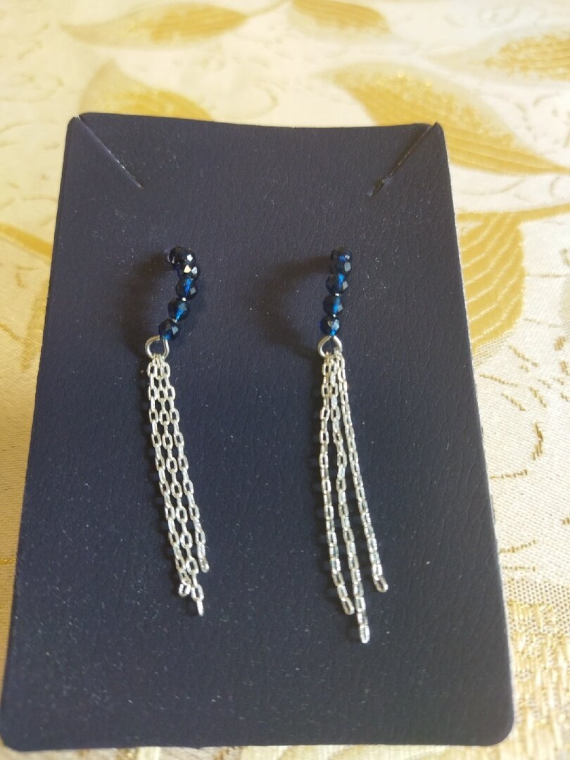 Серьги, шпинель