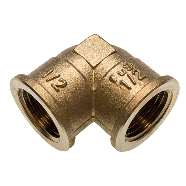 Угольник 90° Sanha PURAFIT, бронза, ВР 1"