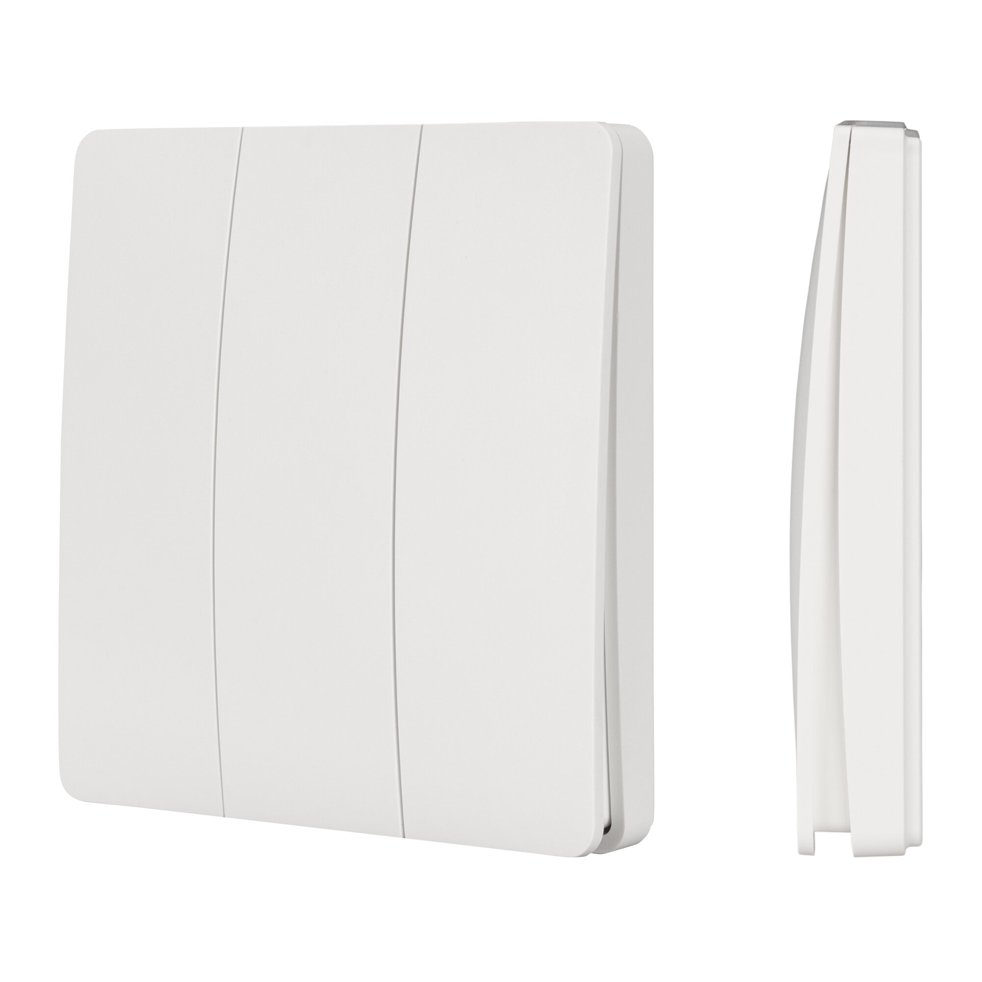 Панель управления Arlight INTELLIGENT ARLIGHT Кнопочная панель KINETIC-801-22-3G-WP-SUF White (No battery, IP67, 433Mhz) (IARL, IP67 Пластик, 3 года)