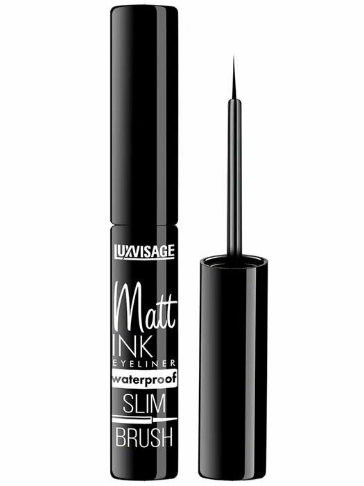 LUXVISAGE Подводка для глаз Matt INK waterproof черный