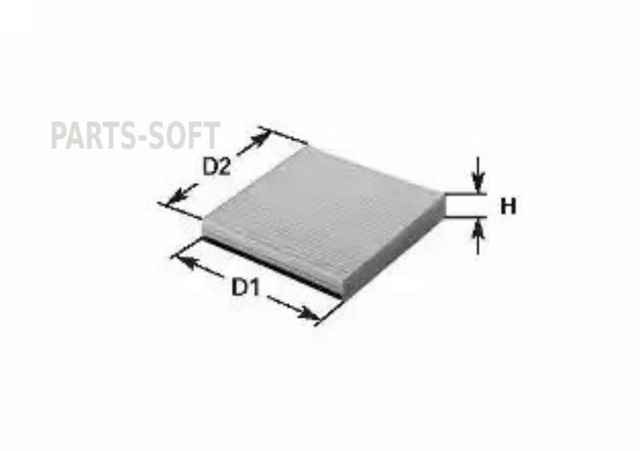 Фильтр салонный Clean filters арт. NC2378