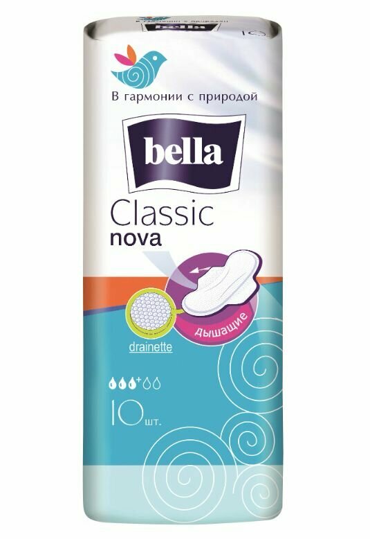 Bella Прокладки гигиенические, Classic Nova, 10 шт