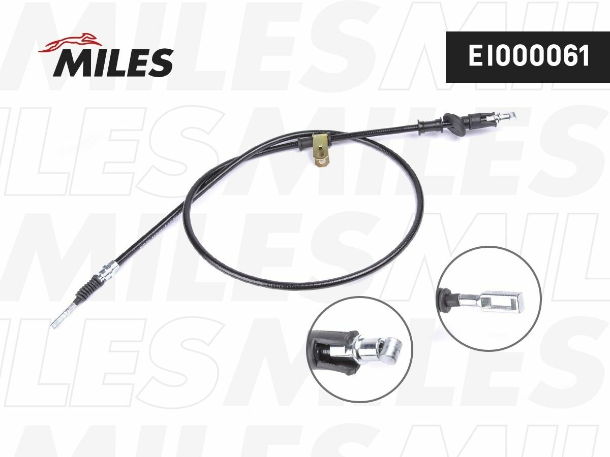 MILES Трос стояночного тормоза левый MITSUBISHI CARISMA -06 EI000061