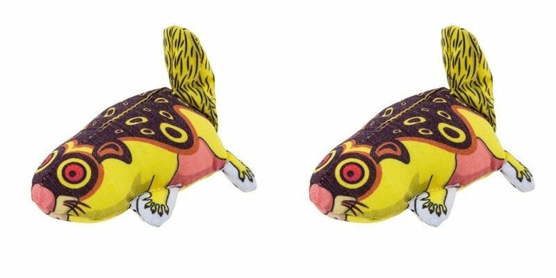 Антицарапки Игрушка для кошек Белка, с валерианой, 2 шт