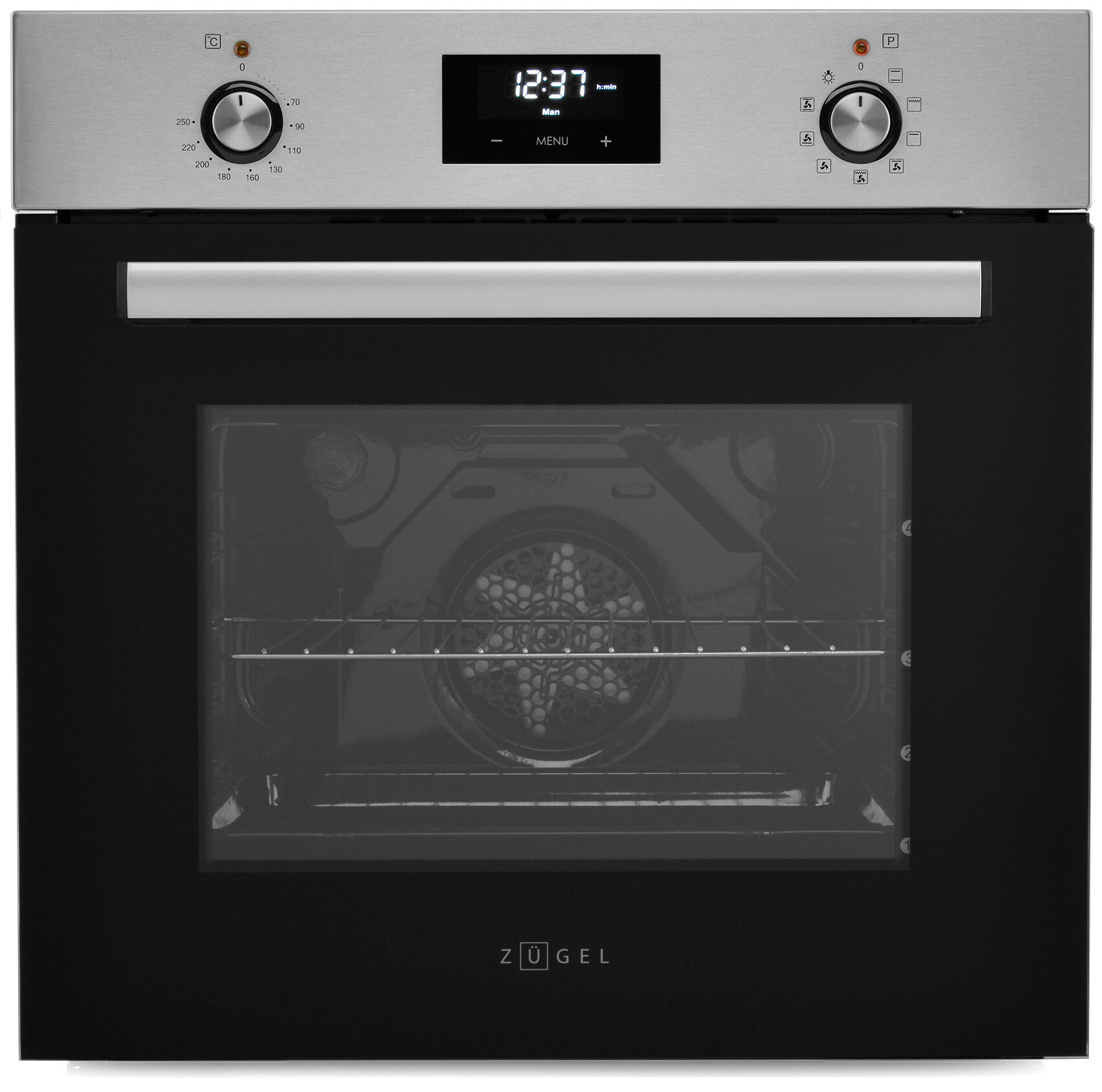 Электрический духовой шкаф Zugel ZO А2708 X, стальной