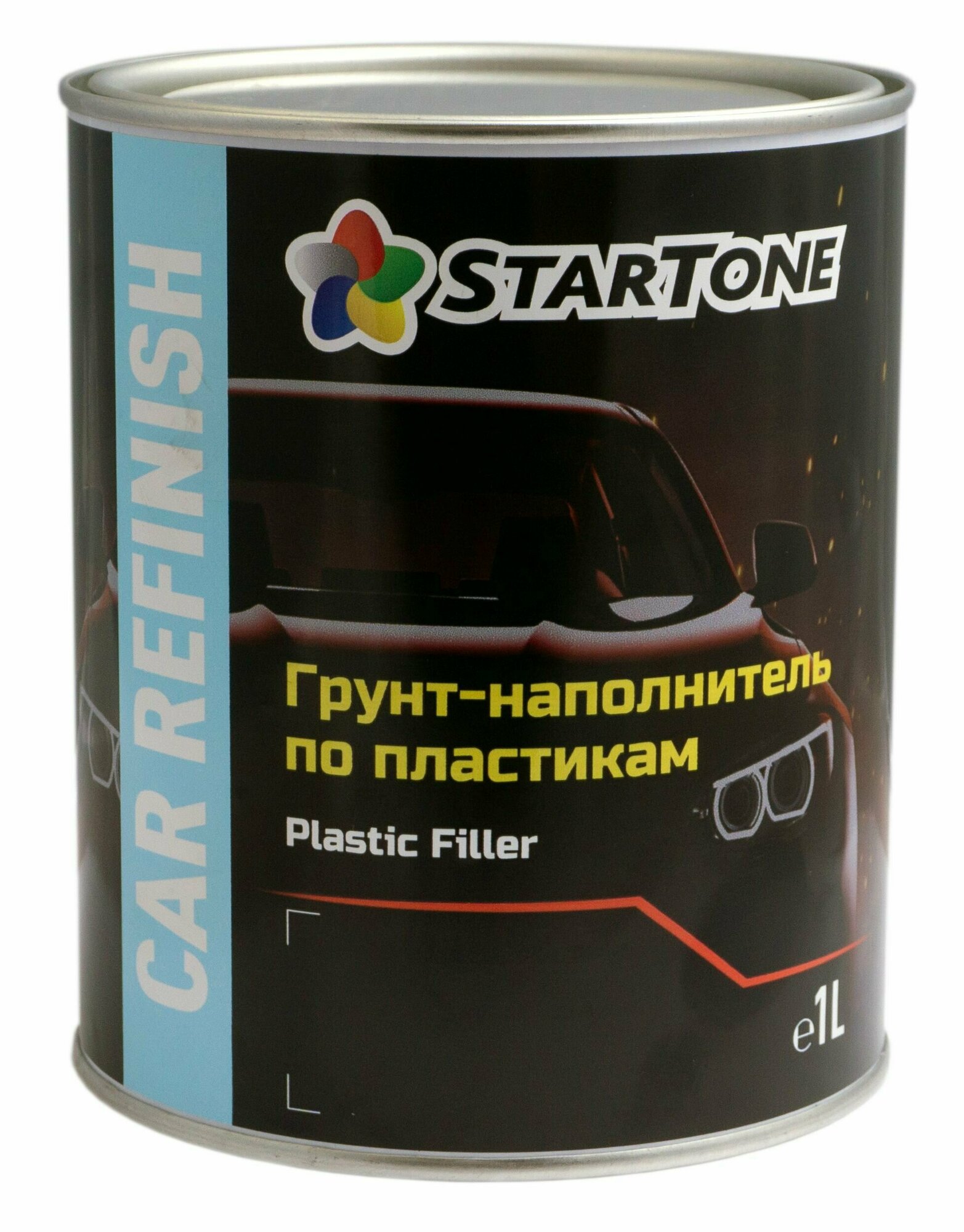 Грунт-наполнитель по пластикам Startone 1K белый, 1л.