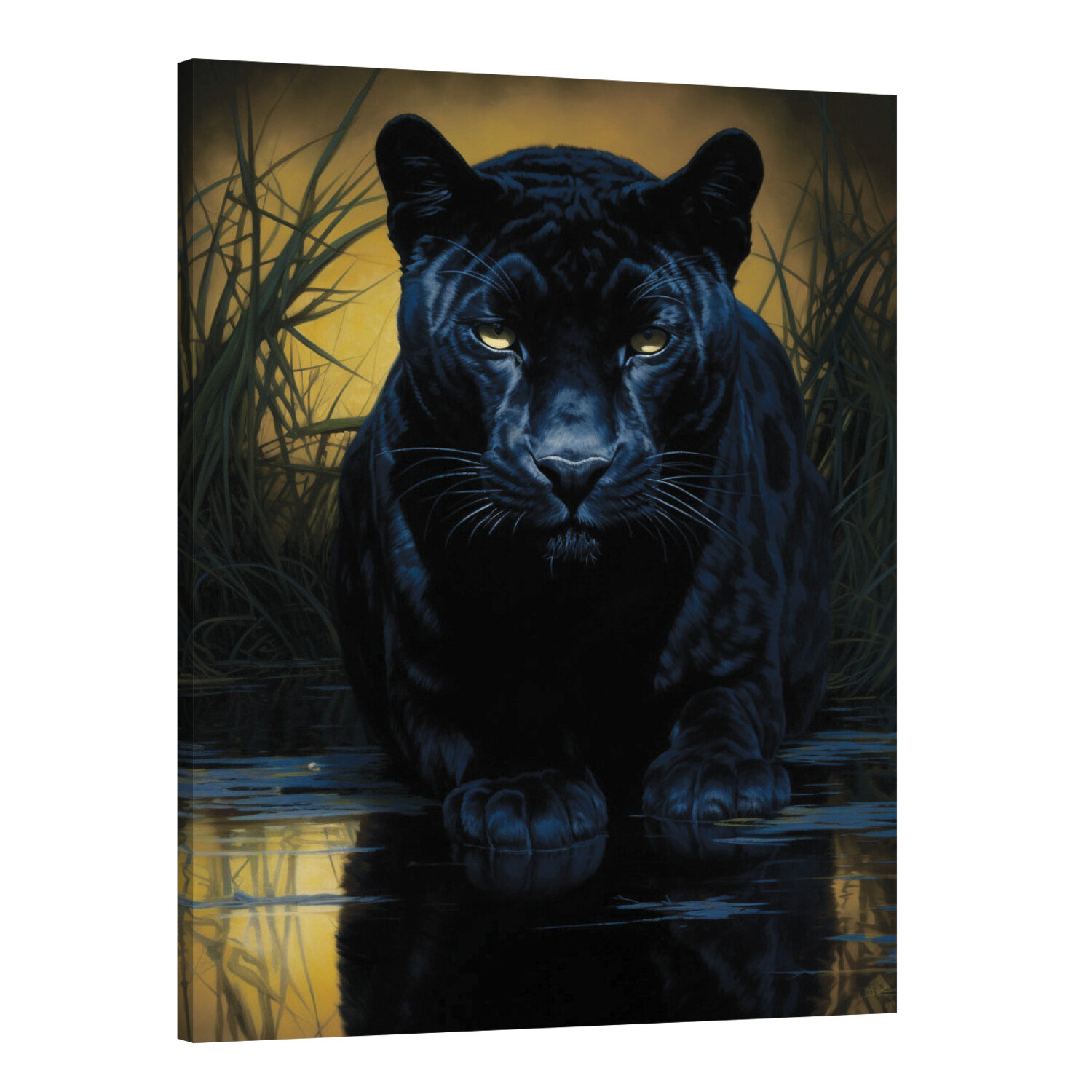 Интерьерная картина 50х70 "Пантера"
