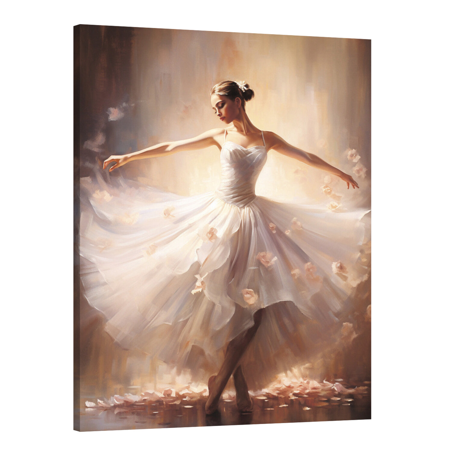 Интерьерная картина 50х70 "Балерина в движении"