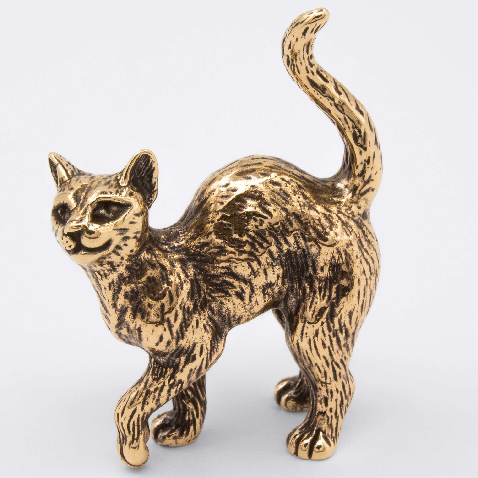 Кошка большая Фигурка из Бронзы от Рязанской литейной мастерской