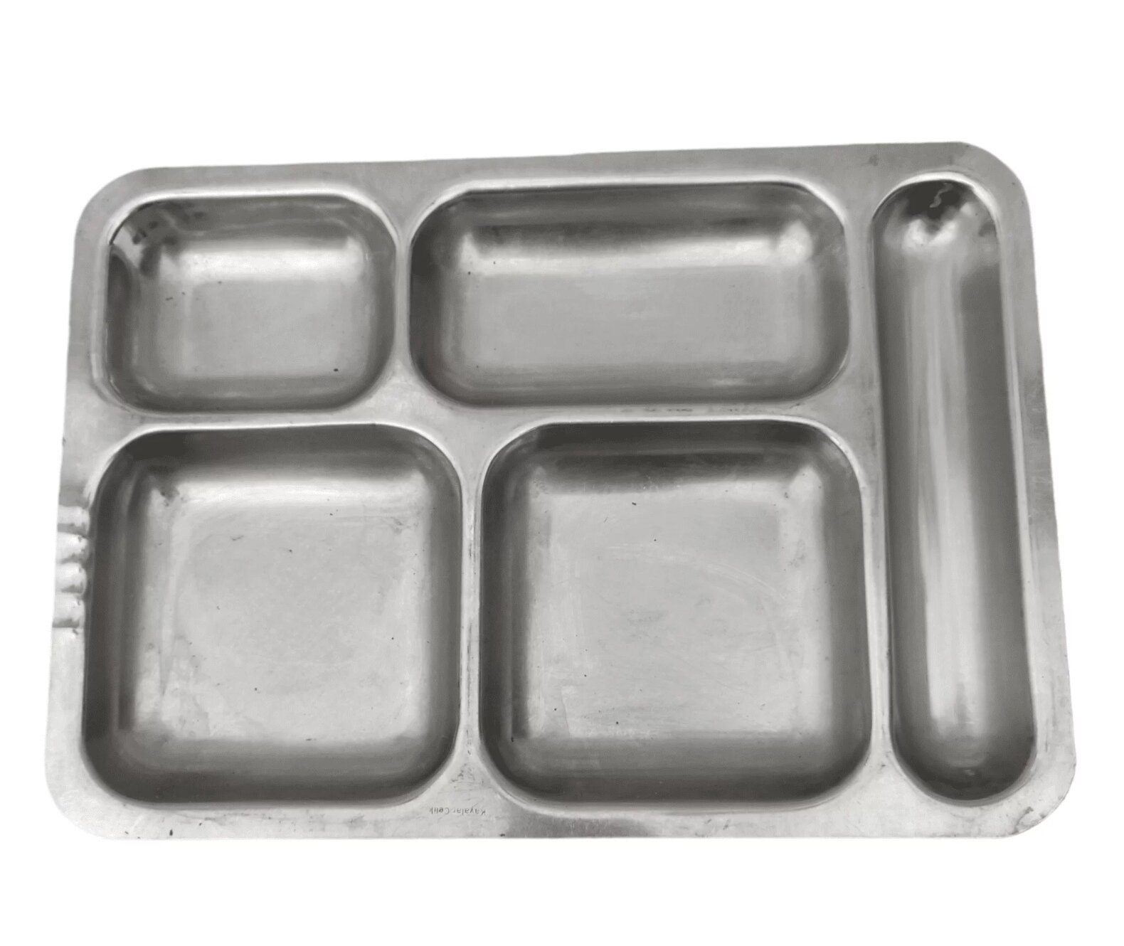 Поднос металлический из нержавеющей стали 5 секций 400х280х20 2 шт.