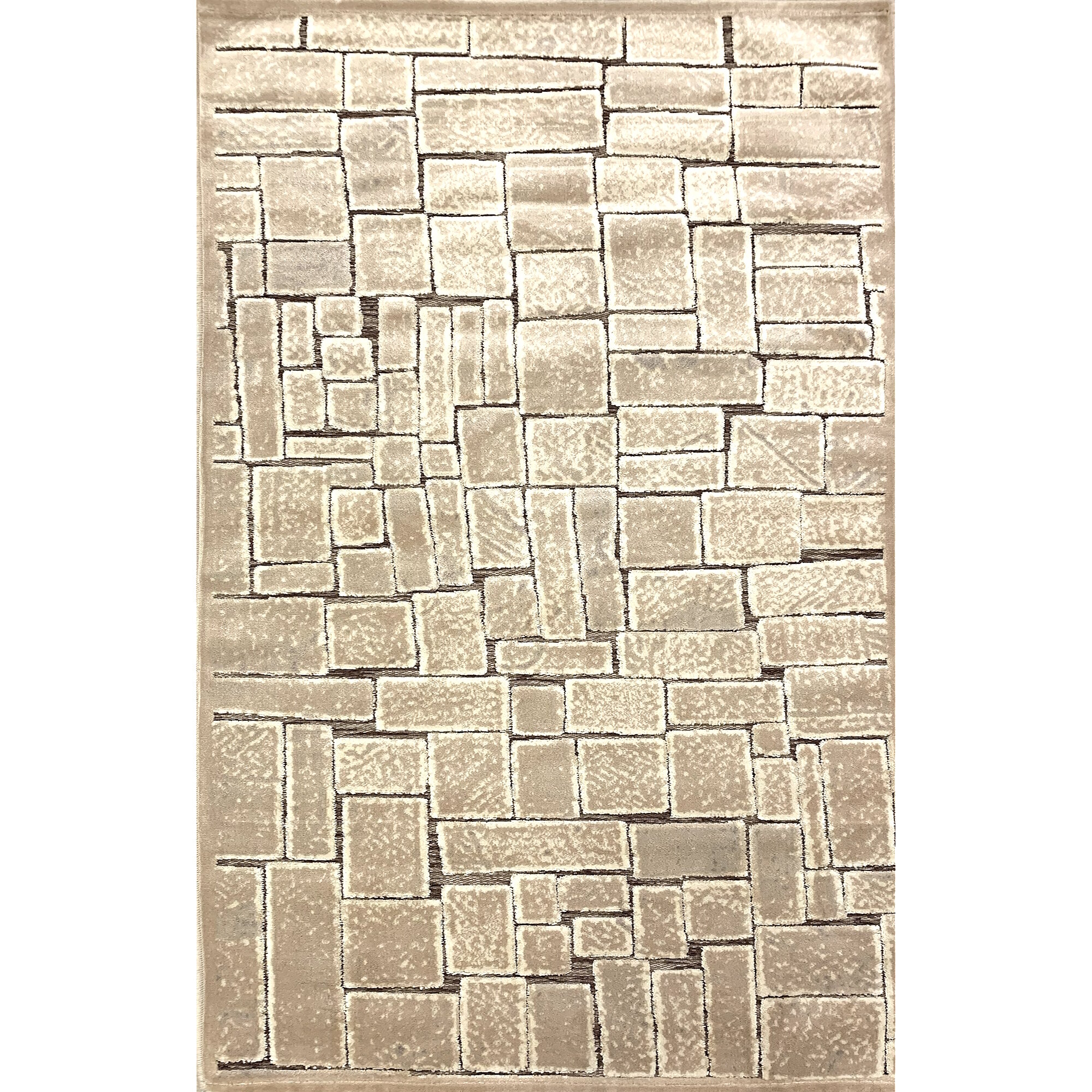 Ковер для комнаты на пол, палас в гостиную, Сейшелы, 160х235, 812 J