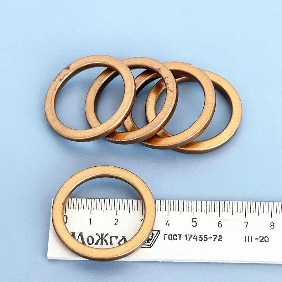 Прокладка глушителя (кольцо) для мотоцикла 150-250 кубов, 5шт.