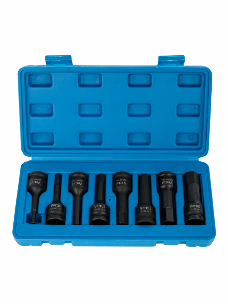 Набор ударных головок HEX 8 предметов Vertul VR50255
