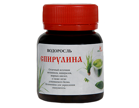 Водоросль Спирулина 220 таблеток 55гр