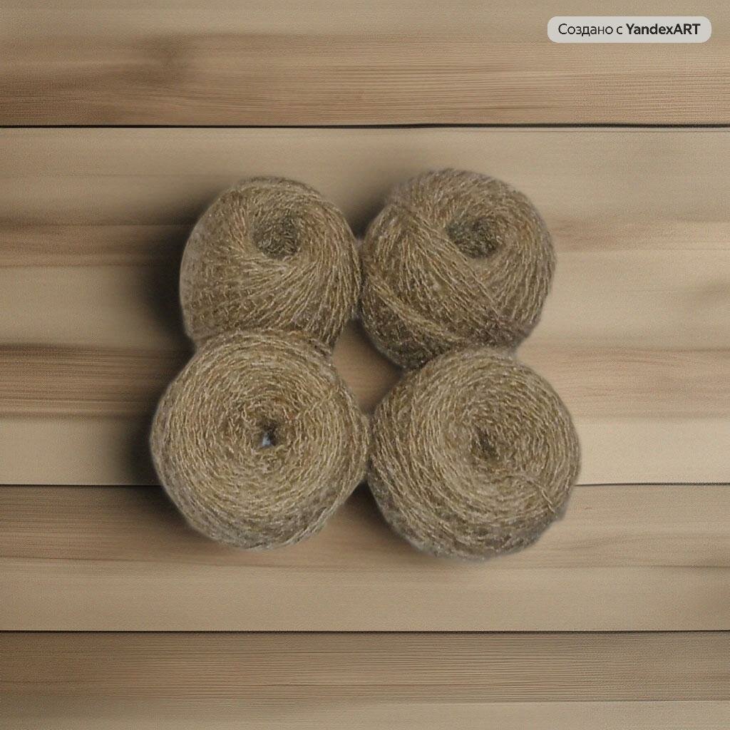 "Кавказская пряжа" - 4 мотка по 40 гр, длина нити 70 метров