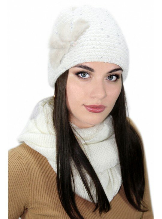 Шапка Комплект "Месея" шарф для женщин