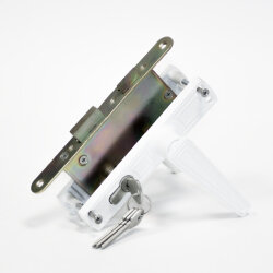 Замок врезной Зенит ЗВ 4-3.01 (белый)