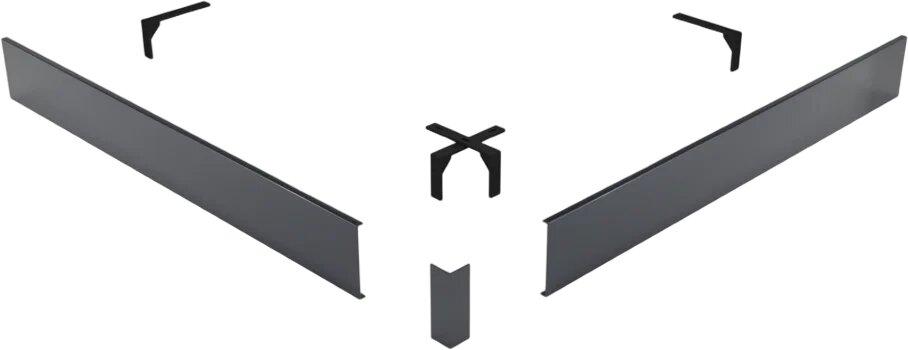 Экран для поддона RGW ST N/ST-01 G 90х90, графит