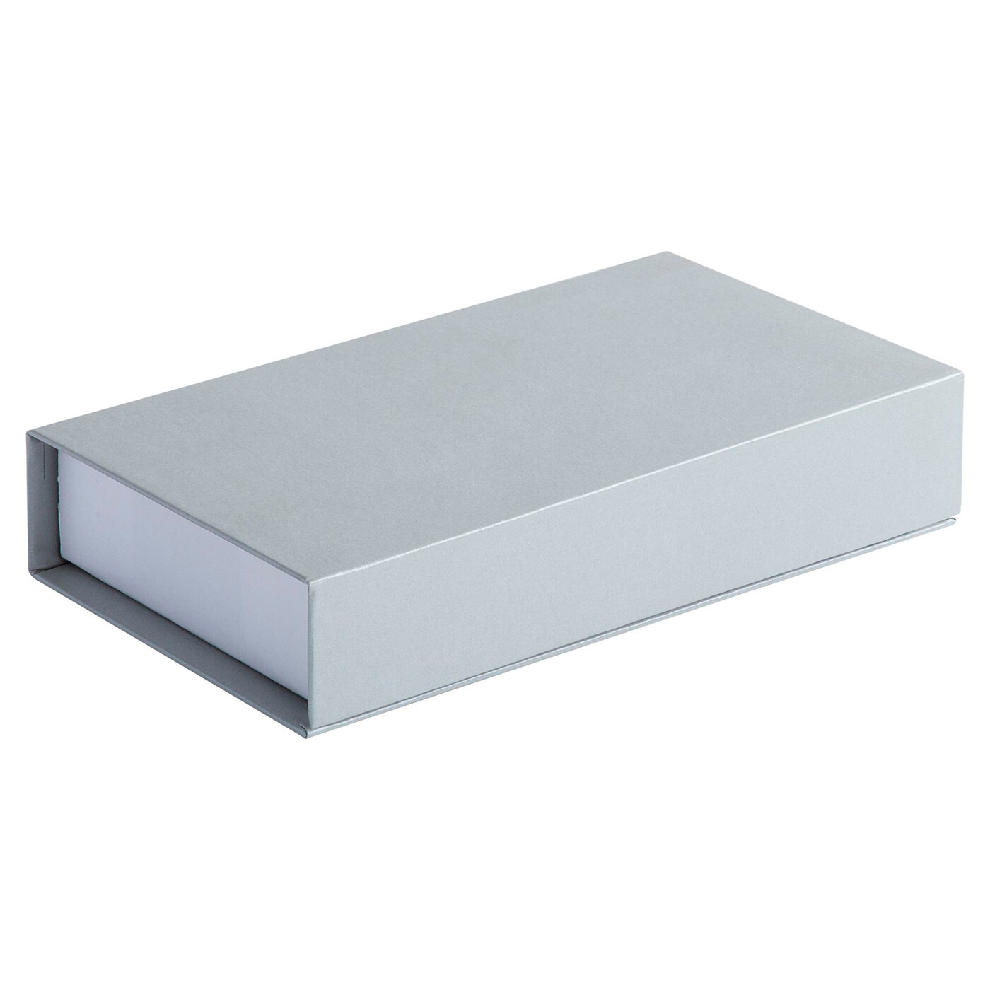 Серебристая подарочная коробка для упаковки 18х10х4 см, набор для подарков и праздника