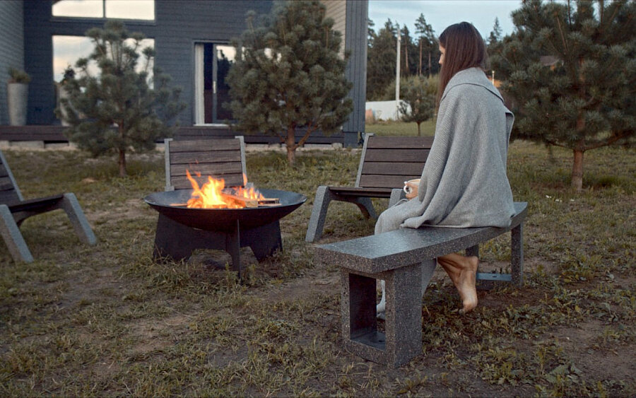 Скамья CONCRETIKA SKM180 Серый Размеры: Высота 450мм Глубина 350мм Ширина 1800мм