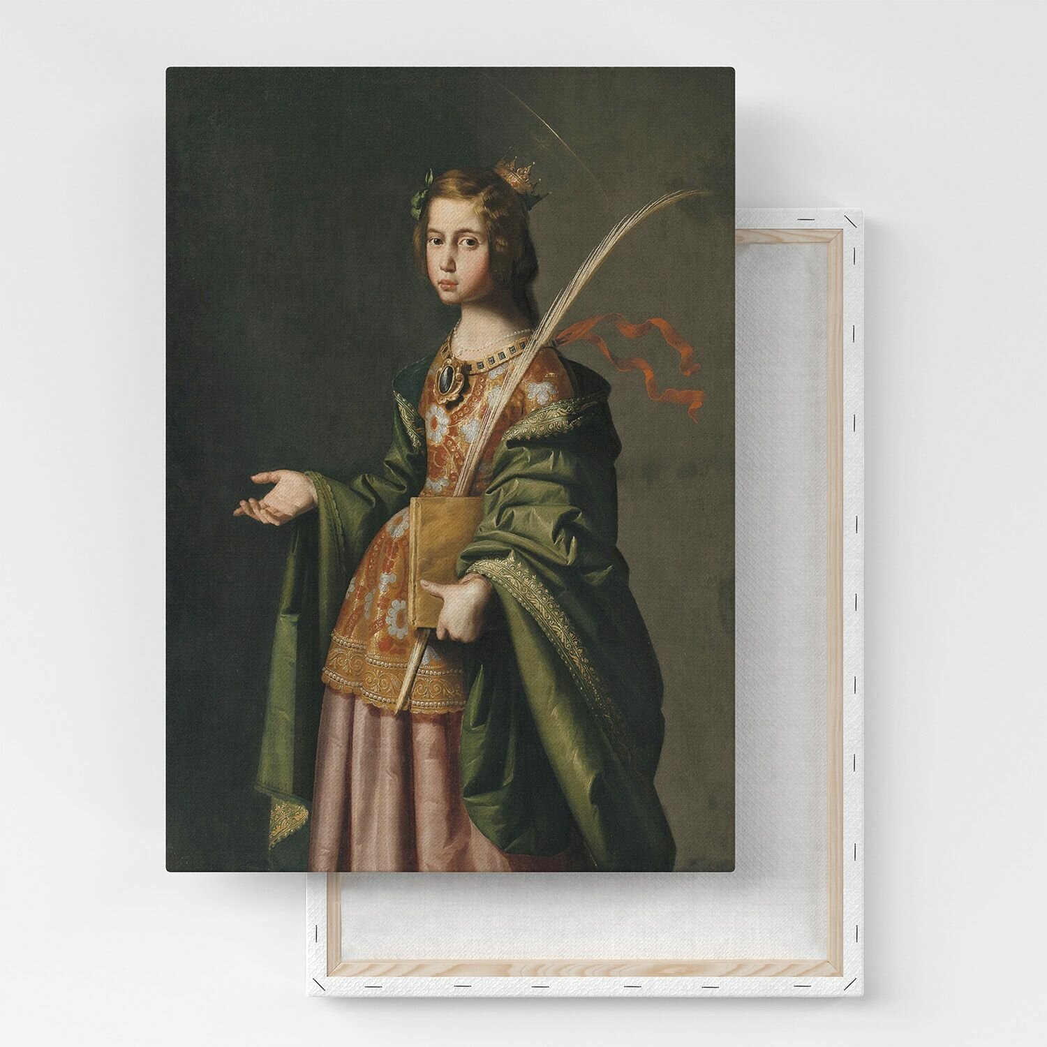 Картина на холсте, репродукция / Франсиско де Сурбаран - Saint Elizabeth / Размер 30 x 40 см