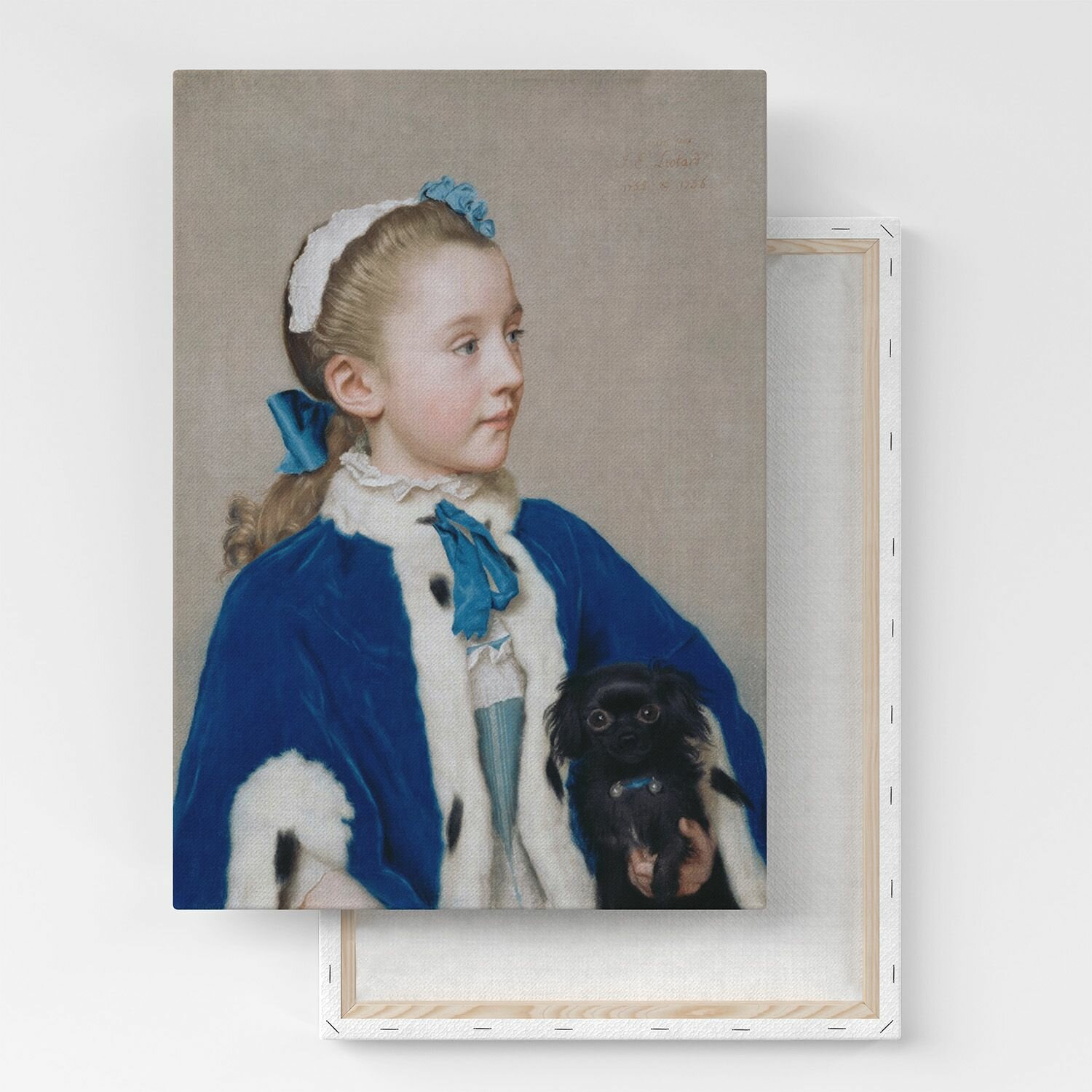 Картина на холсте, репродукция / Лиотар Жан-Этьен - Portrait of Maria Frederike / Размер 60 x 80 см