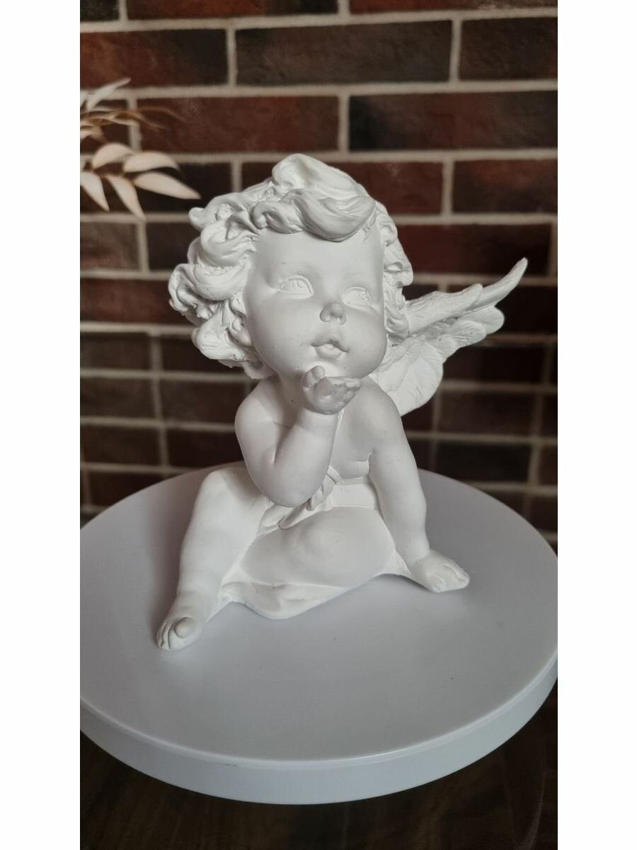 Статуэтка "Ангел" Семейое производство Лидер, гипс, ручная работа, высота 40 см